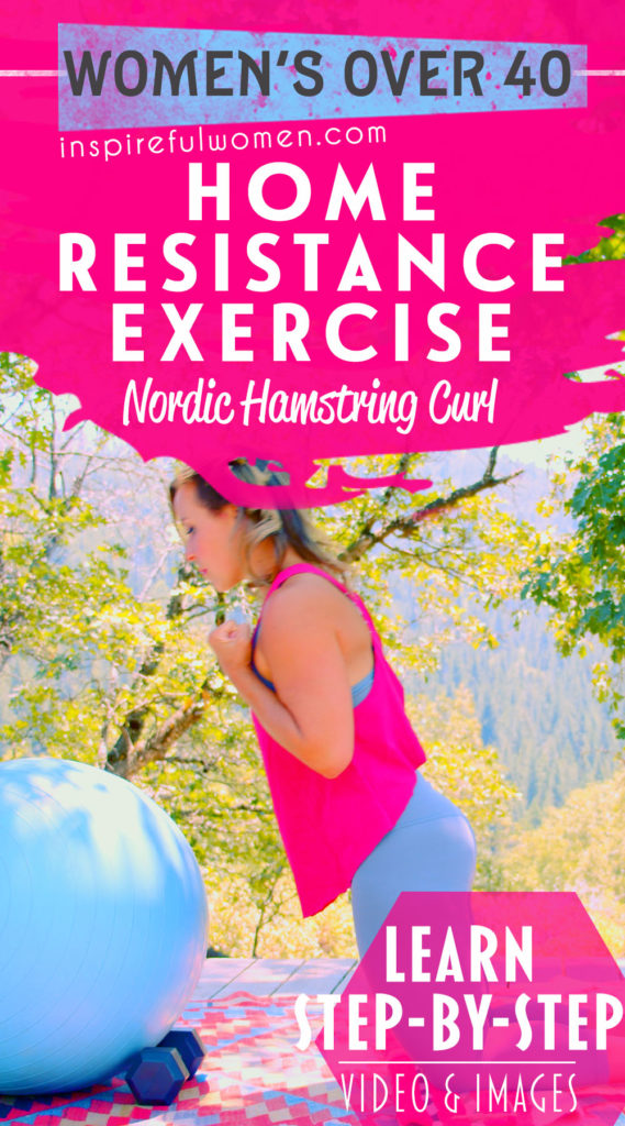 Beginner Nordic Hamstring Curl at Home - Inspireful Women