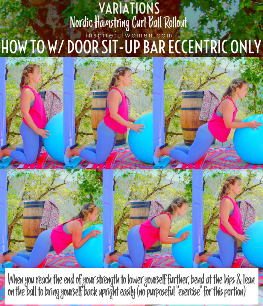 Nordic Hamstring Curl Ball Rollout - Inspireful Women