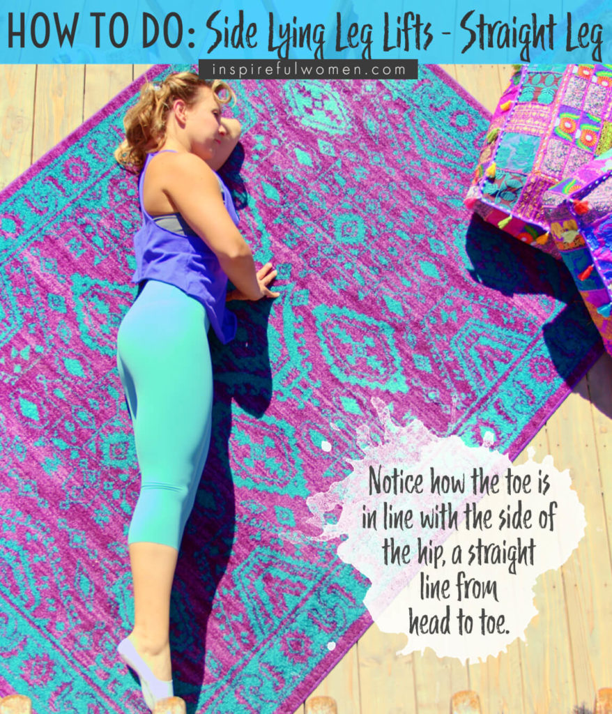 Side-Lying Leg Lifts – Straight Leg - Inspireful Women