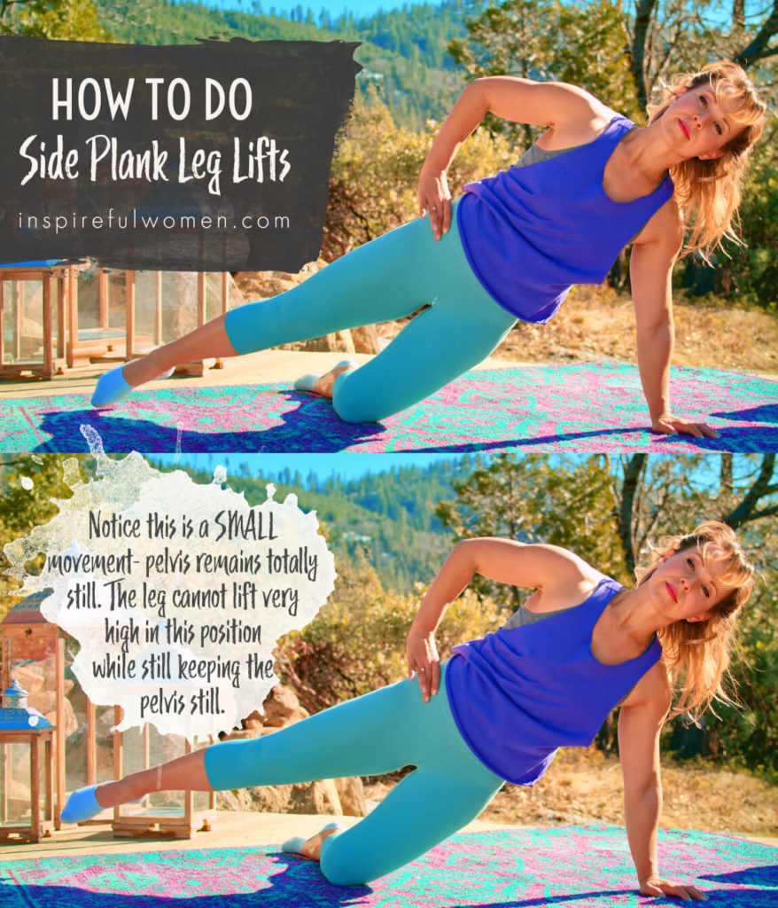 Side Plank Leg Lifts - Inspireful Women
