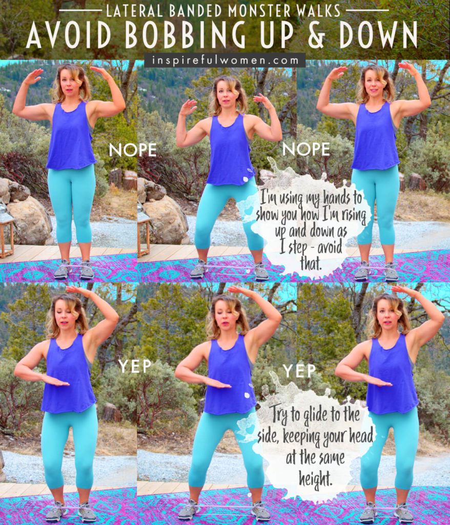 Side Mini Band Monster Walks - Inspireful Women