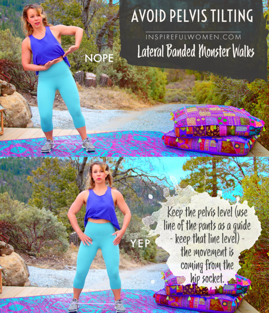 Side Mini Band Monster Walks - Inspireful Women