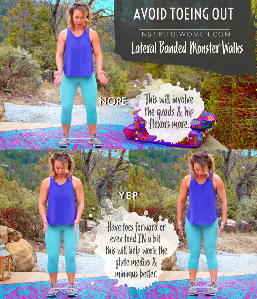 Side Mini Band Monster Walks - Inspireful Women