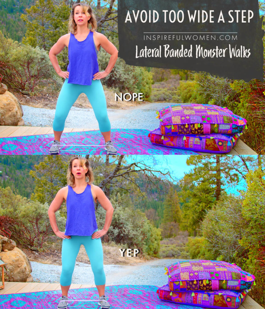 Side Mini Band Monster Walks - Inspireful Women