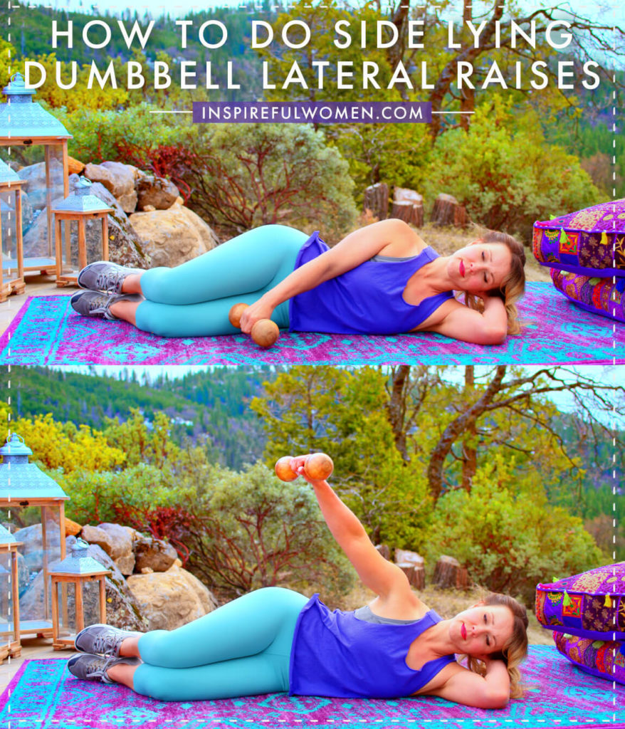 Dumbbell Sidelying Lateral Delt Raise - Inspireful Women