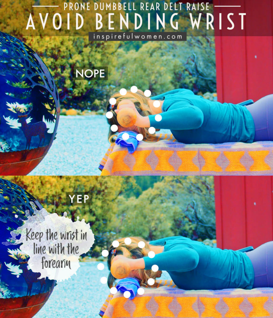 Dumbell Prone Rear Delt Raise - Inspireful Women