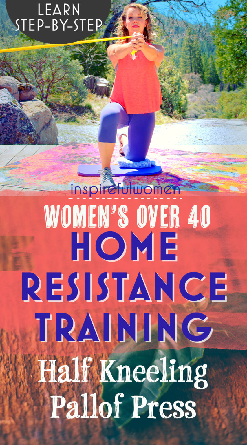 Half-Kneeling Pallof Press - Inspireful Women