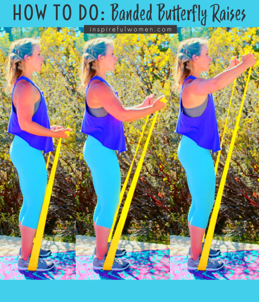 Band Butterfly Delt Raises - Inspireful Women