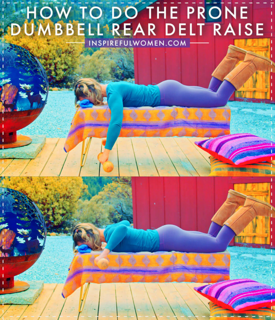 Dumbell Prone Rear Delt Raise - Inspireful Women