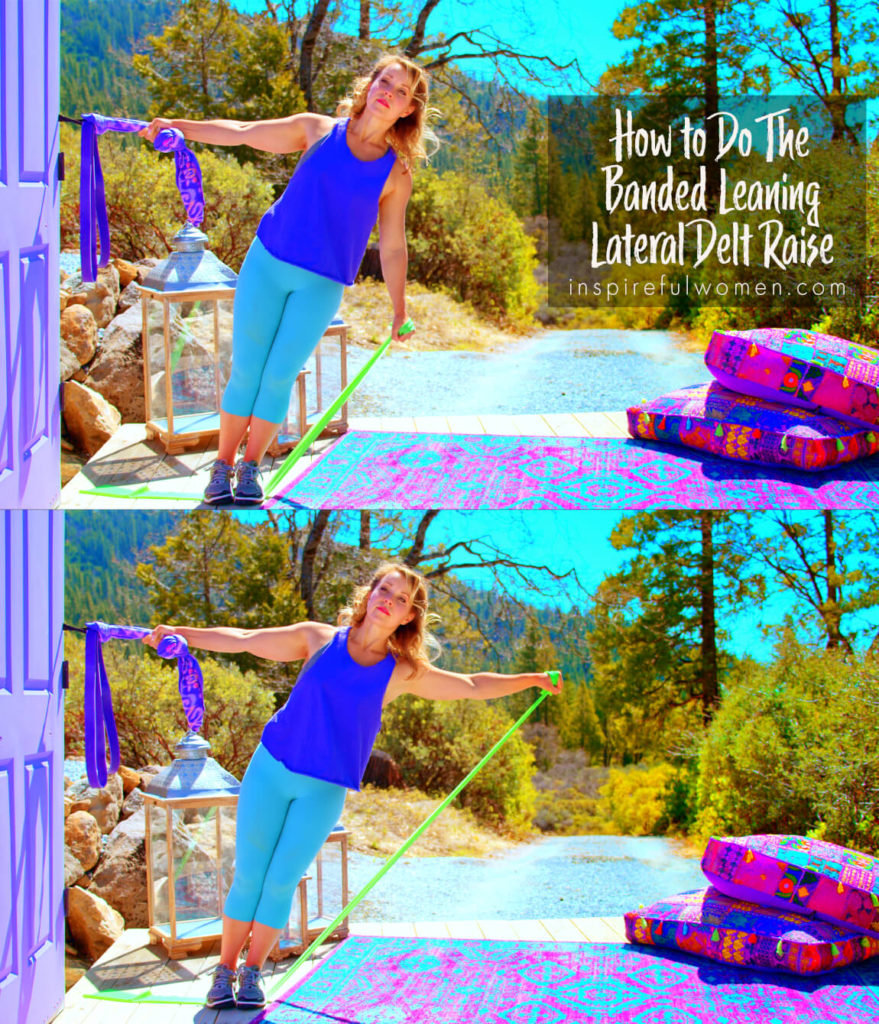 Egyptian Band Lateral Delt Raise - Inspireful Women