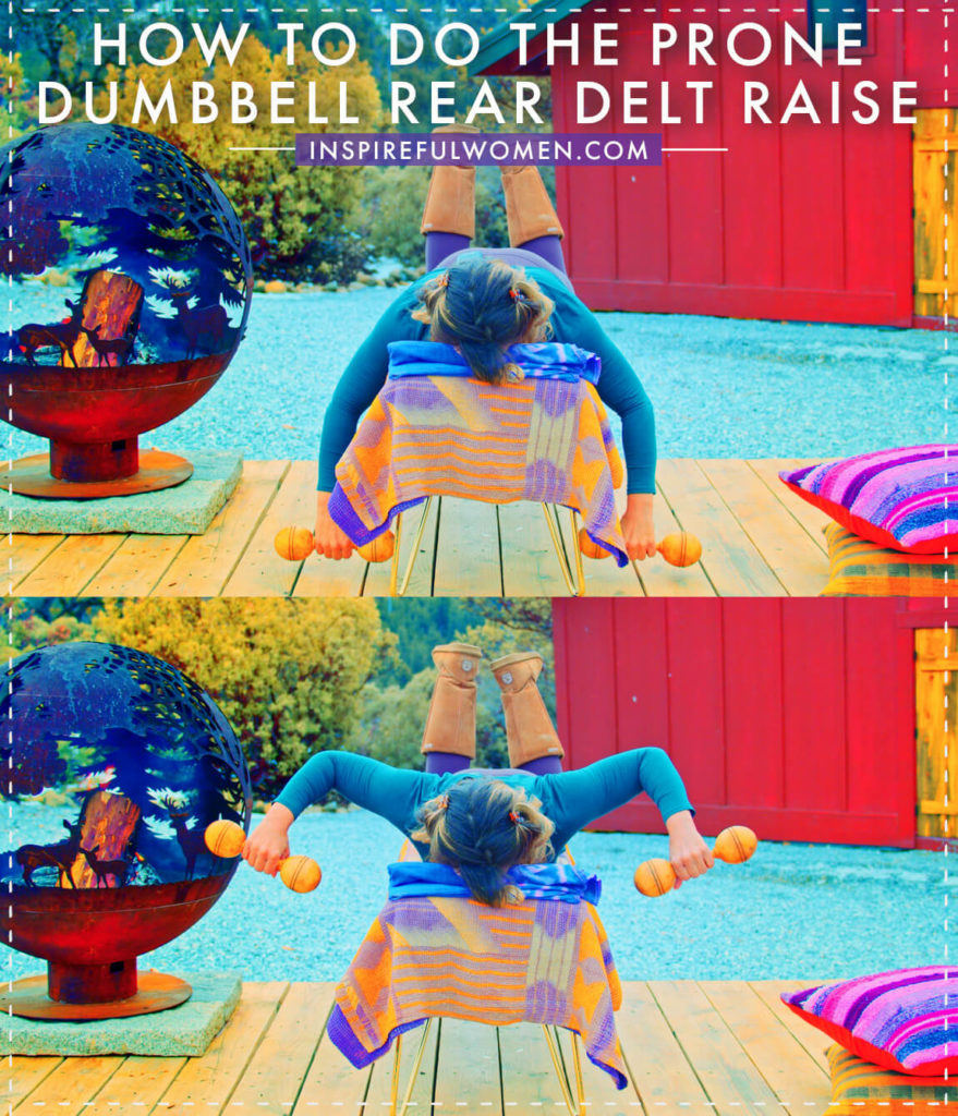 Dumbell Prone Rear Delt Raise - Inspireful Women