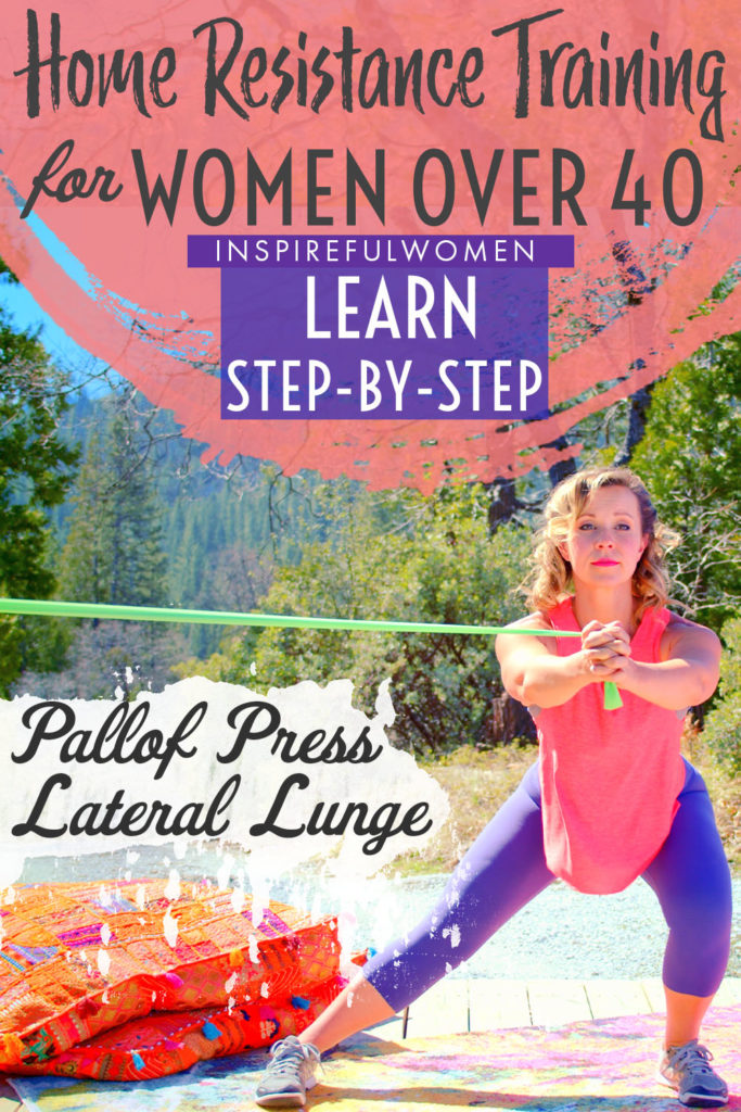 Lateral Lunge Pallof Press - Inspireful Women