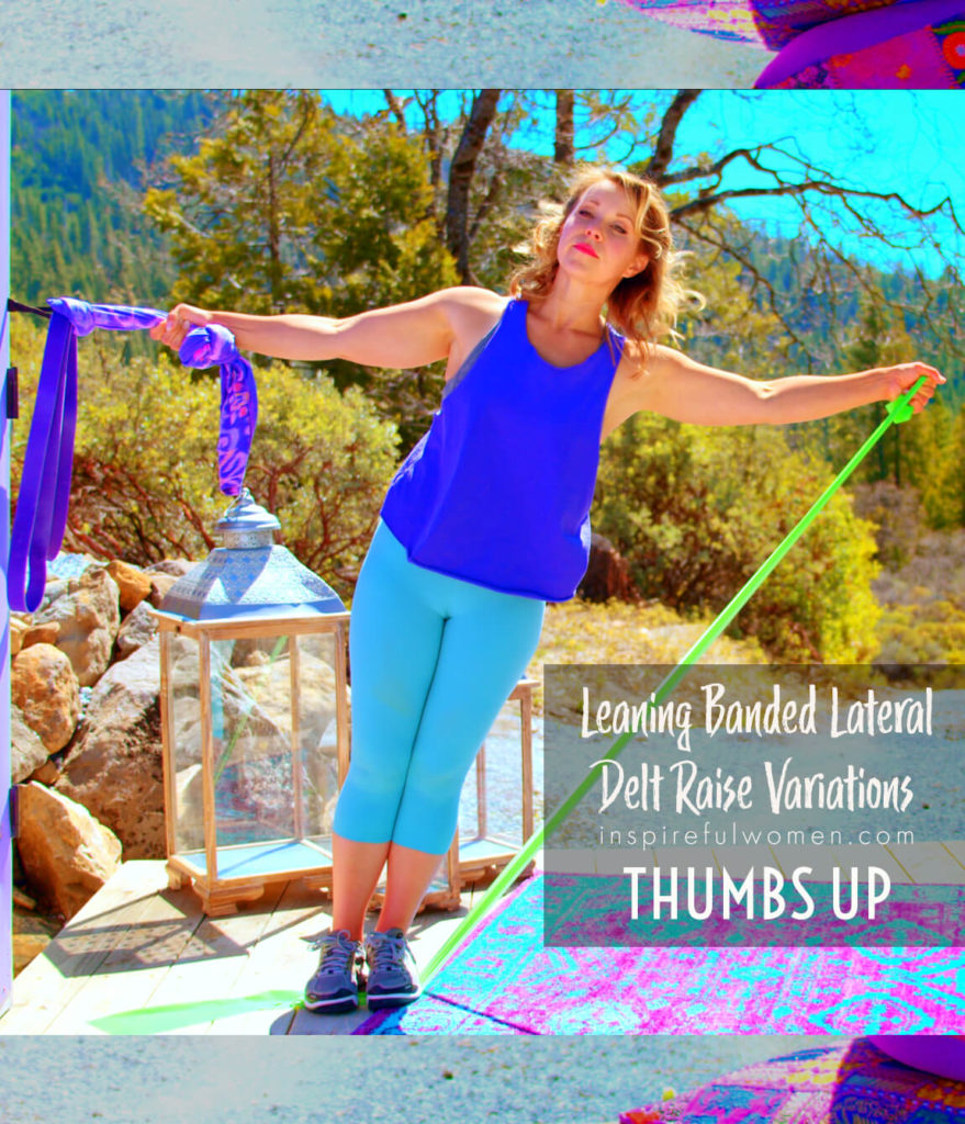 Egyptian Band Lateral Delt Raise - Inspireful Women