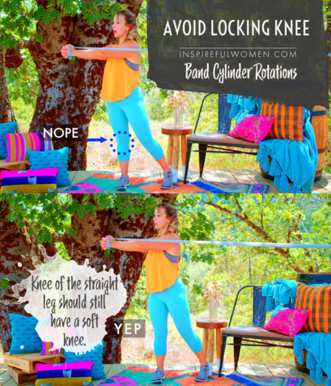 Standing Torso Rotations – Band - Inspireful Women