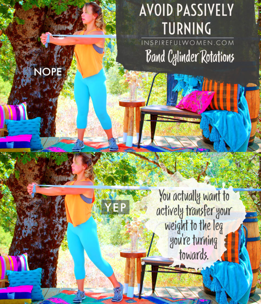 Standing Torso Rotations – Band - Inspireful Women