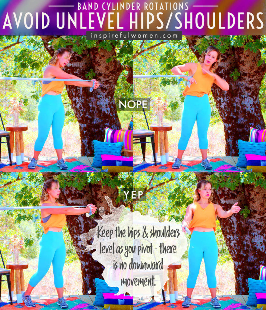 Standing Torso Rotations – Band - Inspireful Women