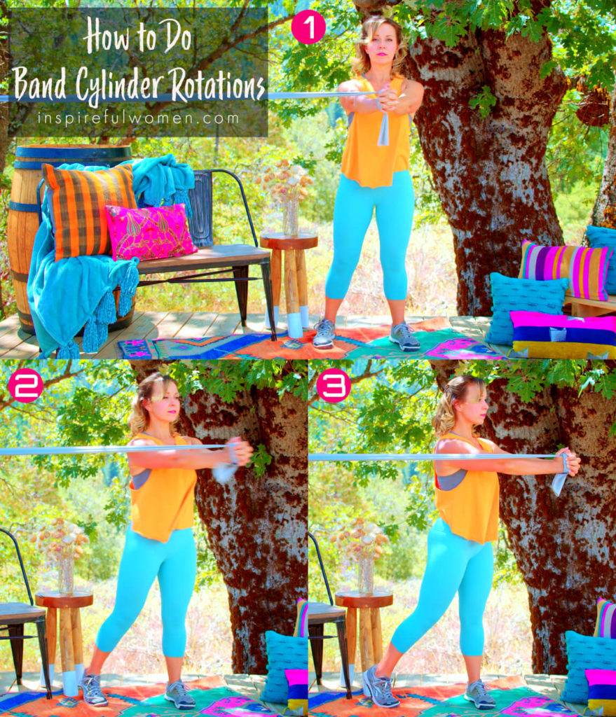 Standing Torso Rotations – Band - Inspireful Women