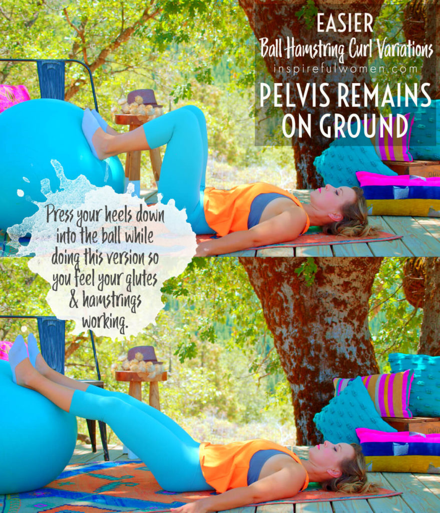 Hamstring Curl on Ball - Inspireful Women