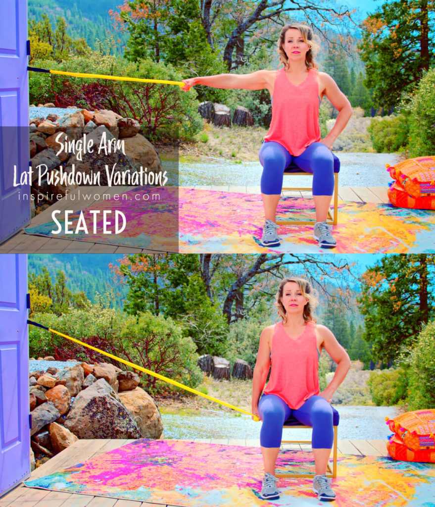 Single Straight Arm Lat Pushdown - Inspireful Women