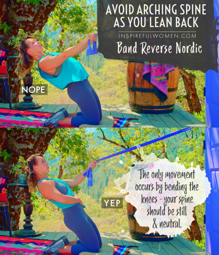 Beginner Reverse Nordic – Band - Inspireful Women