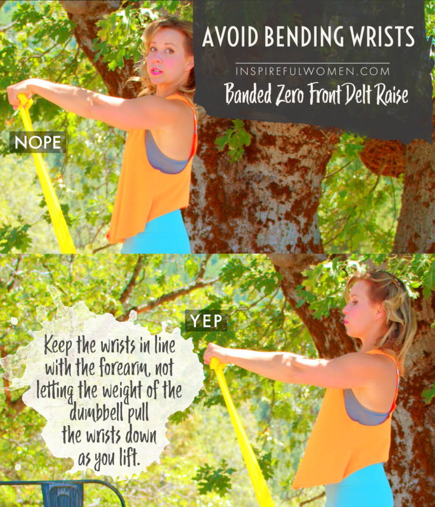 Band Zero Front Raise - Inspireful Women