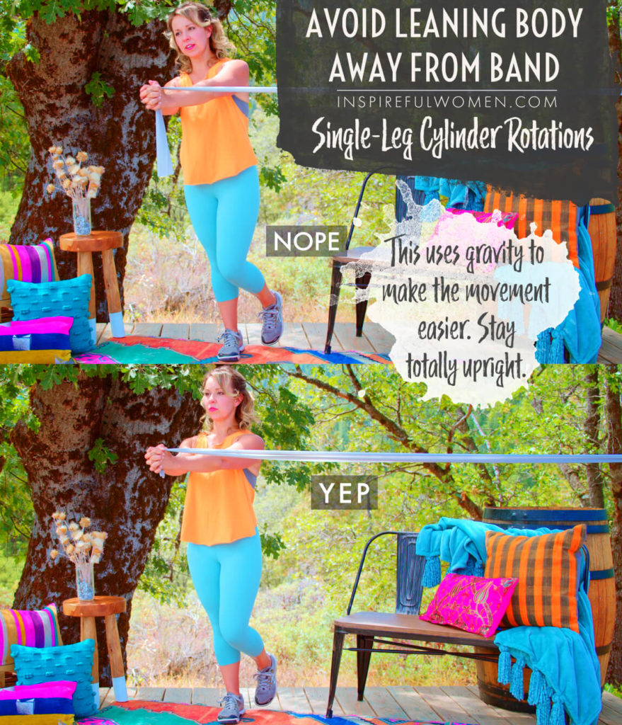 Single-Leg Torso Rotations - Inspireful Women