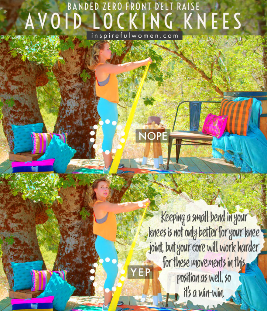 Band Zero Front Raise - Inspireful Women