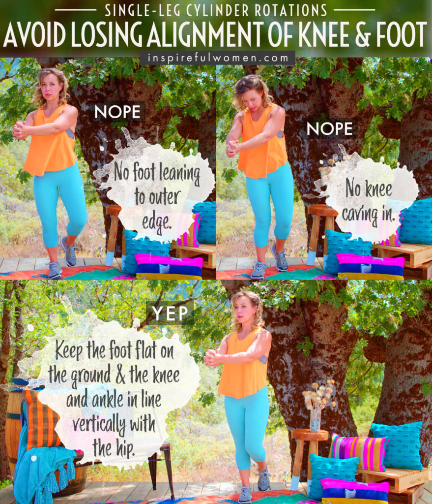 Single-Leg Torso Rotations - Inspireful Women