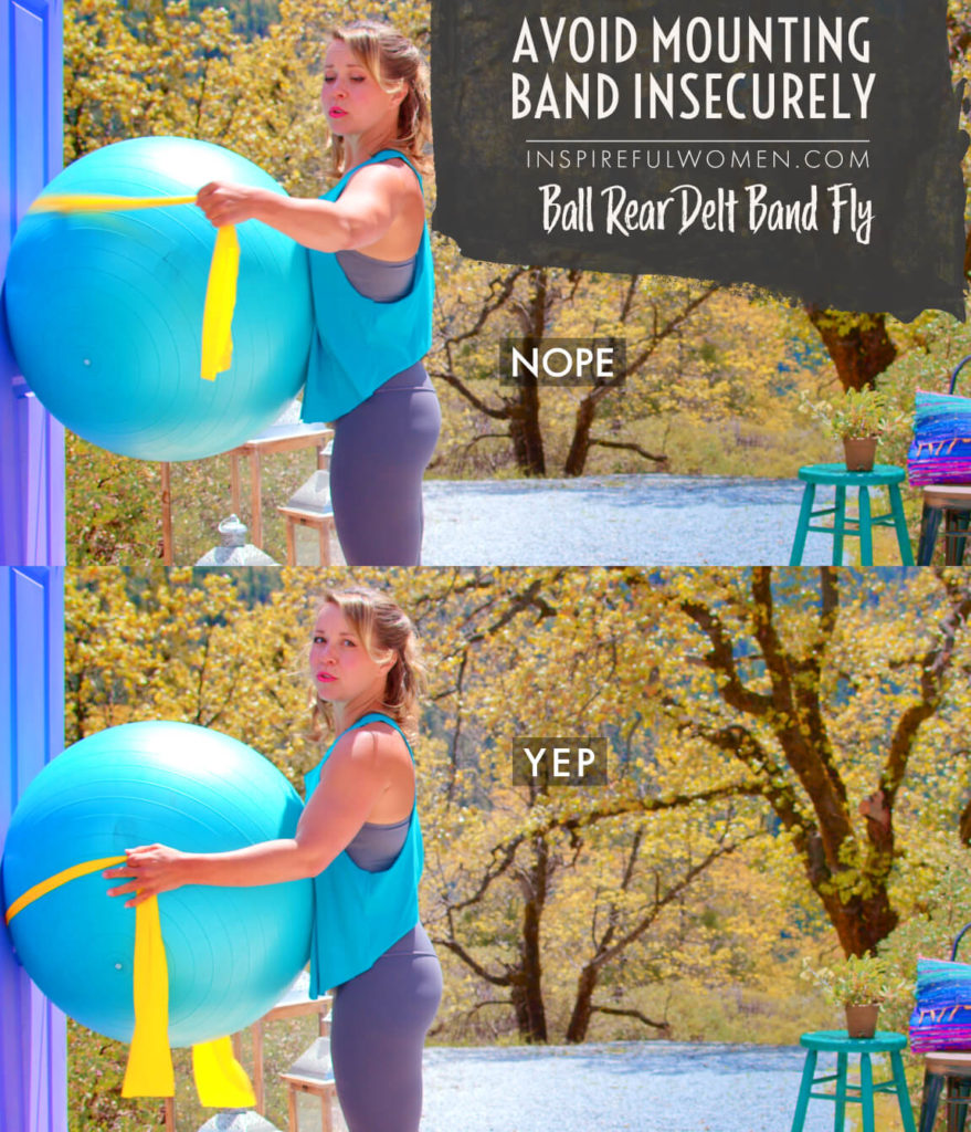 Rear Delt Band Fly – Ball Anchored - Inspireful Women