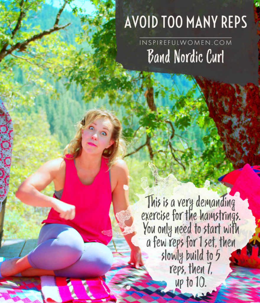 Band Nordic Hamstring Curl - Inspireful Women