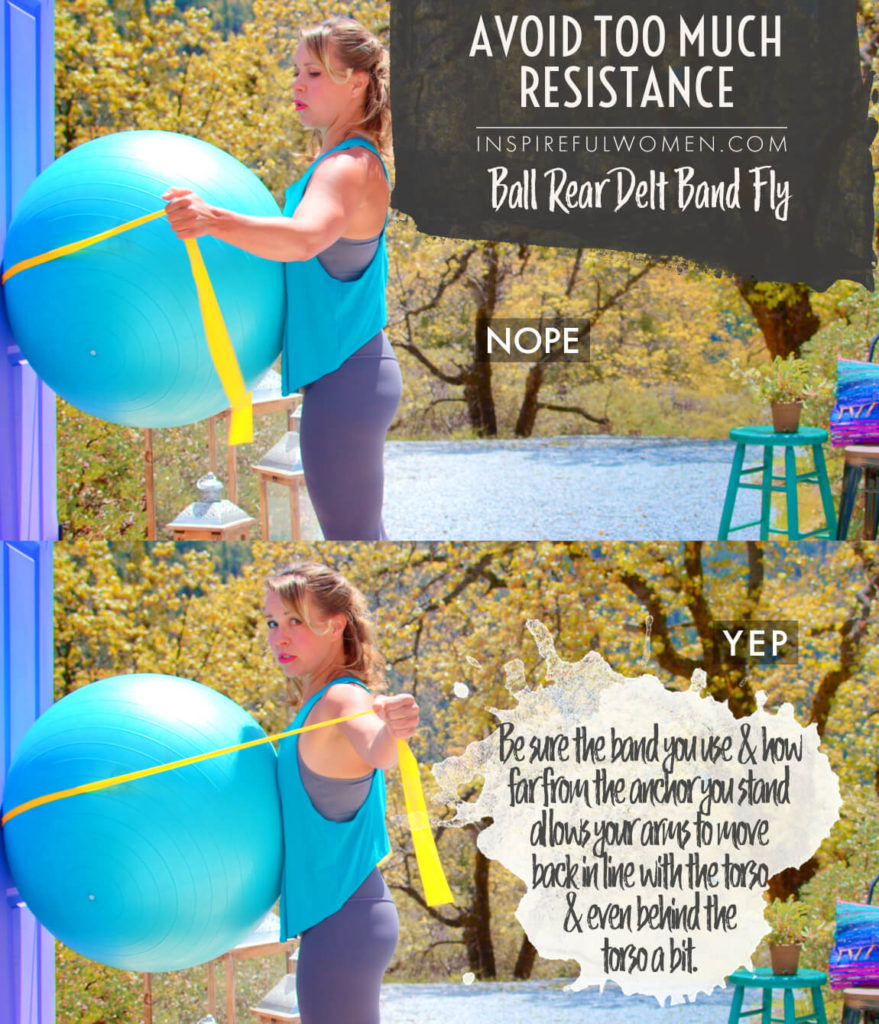 Rear Delt Band Fly – Ball Anchored - Inspireful Women