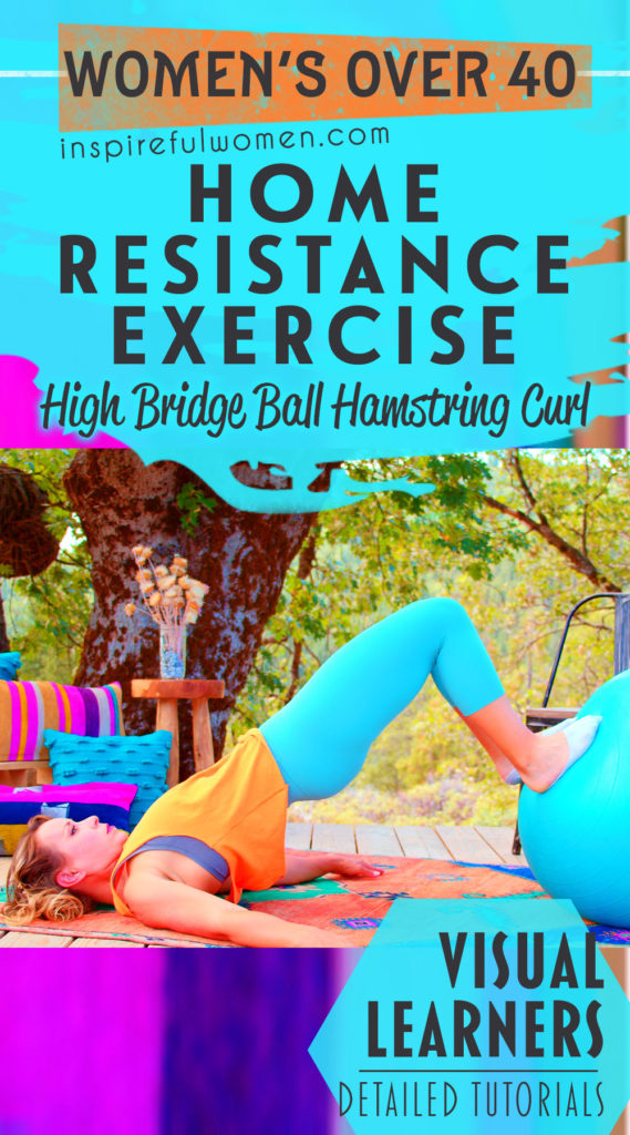 High Bridge Ball Hamstring Curl - Inspireful Women