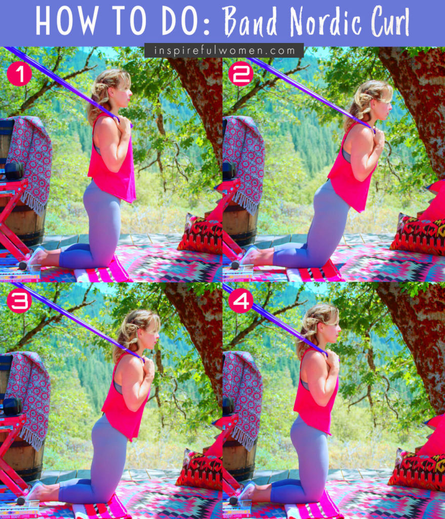 Band Nordic Hamstring Curl - Inspireful Women