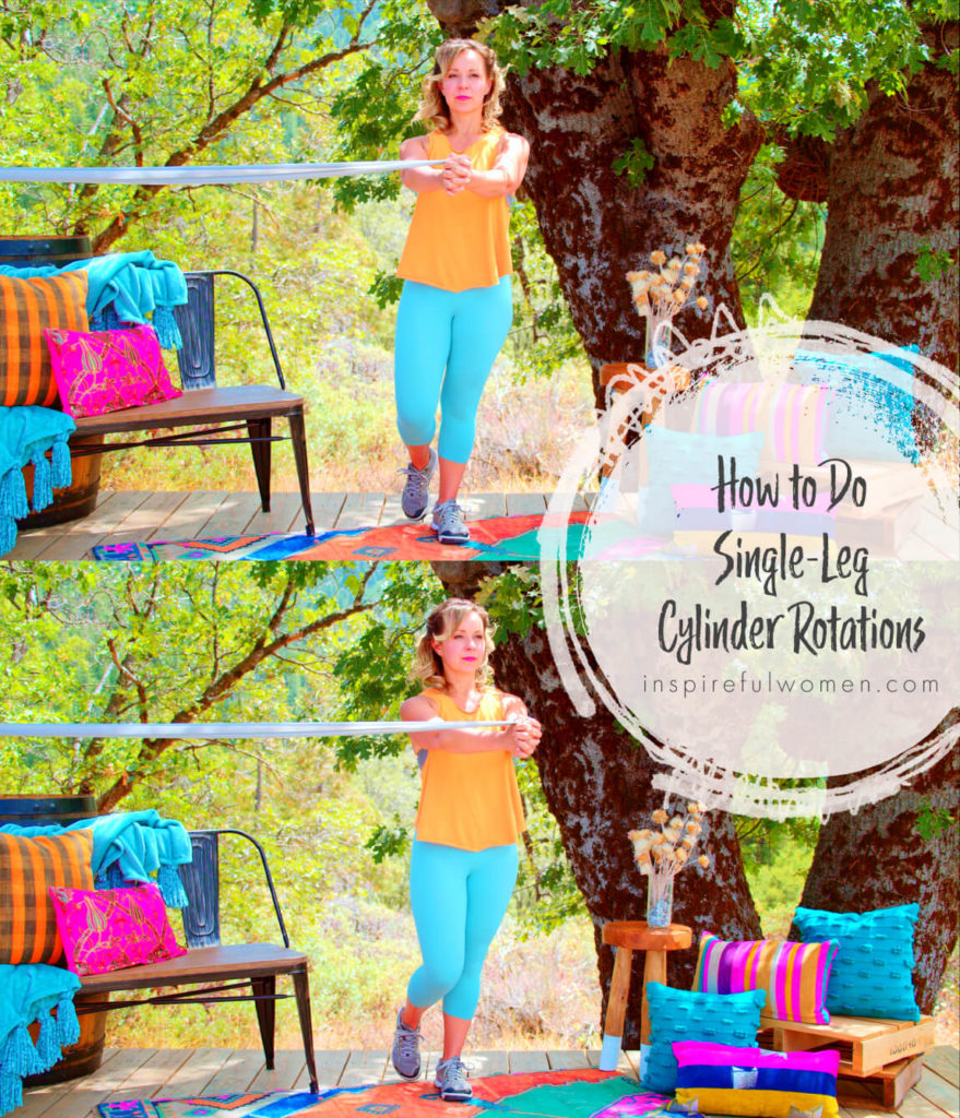 Single-Leg Torso Rotations - Inspireful Women