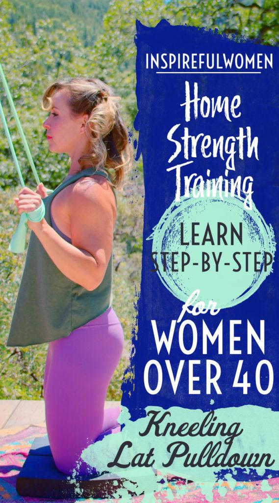 Kneeling Band Lat Pull Down Inspireful Women
