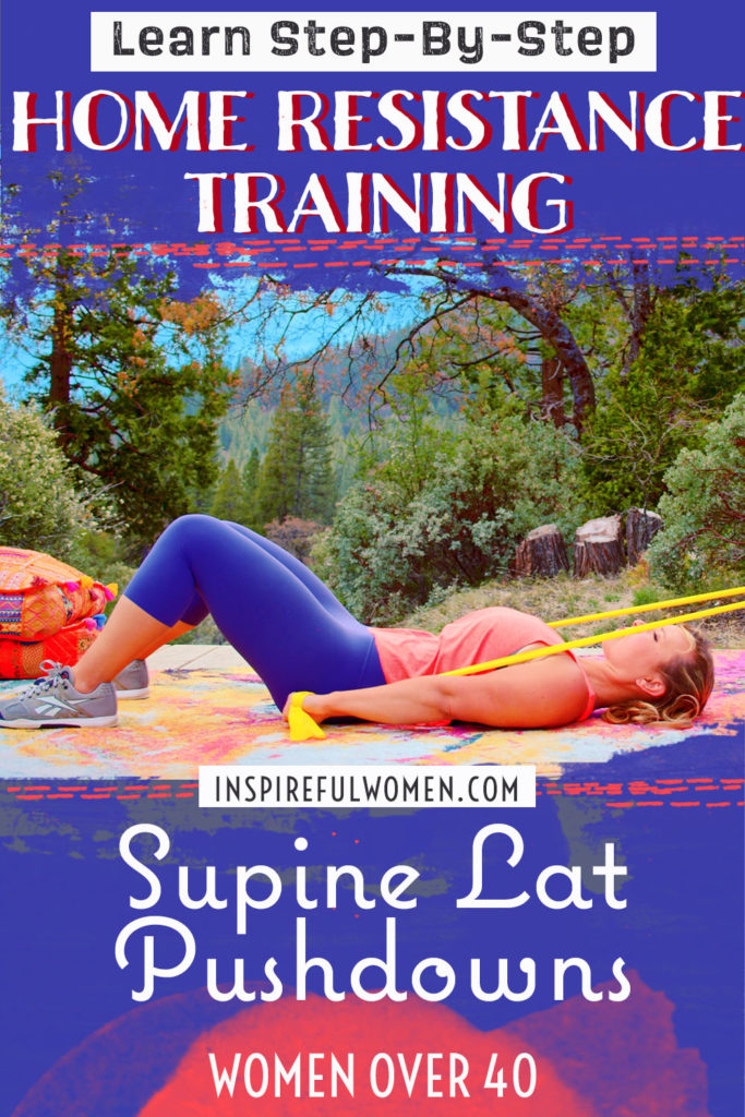 Supine Straight Arm Lat Pushdown - Inspireful Women