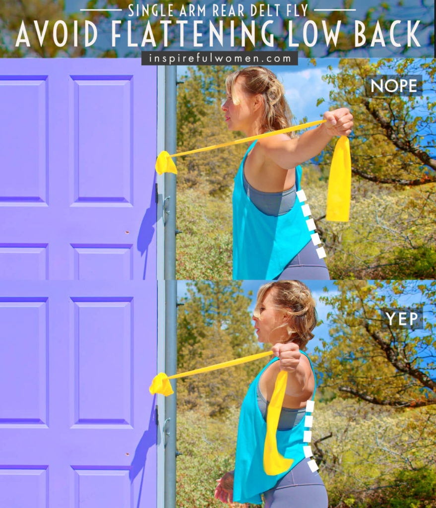 Single Arm Rear Delt Fly - Inspireful Women