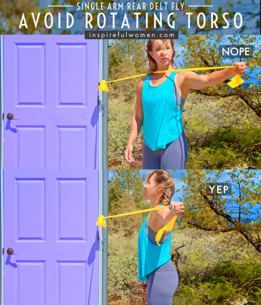 Single Arm Rear Delt Fly - Inspireful Women