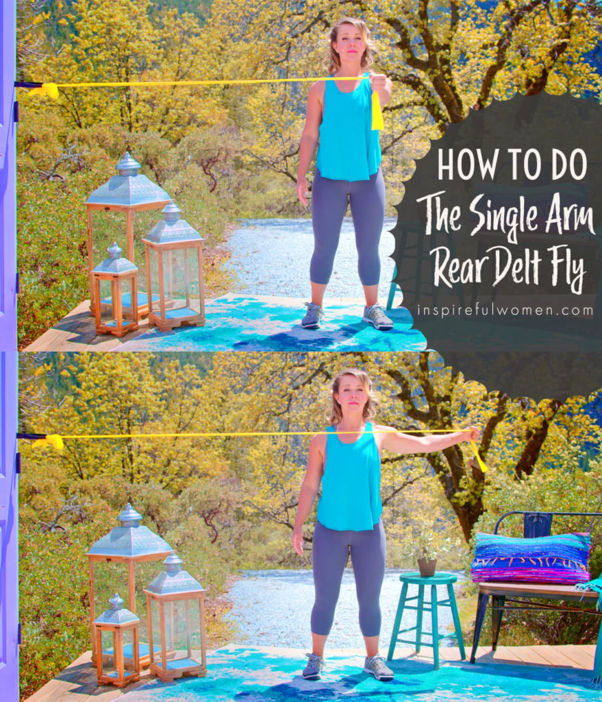 Single Arm Rear Delt Fly - Inspireful Women