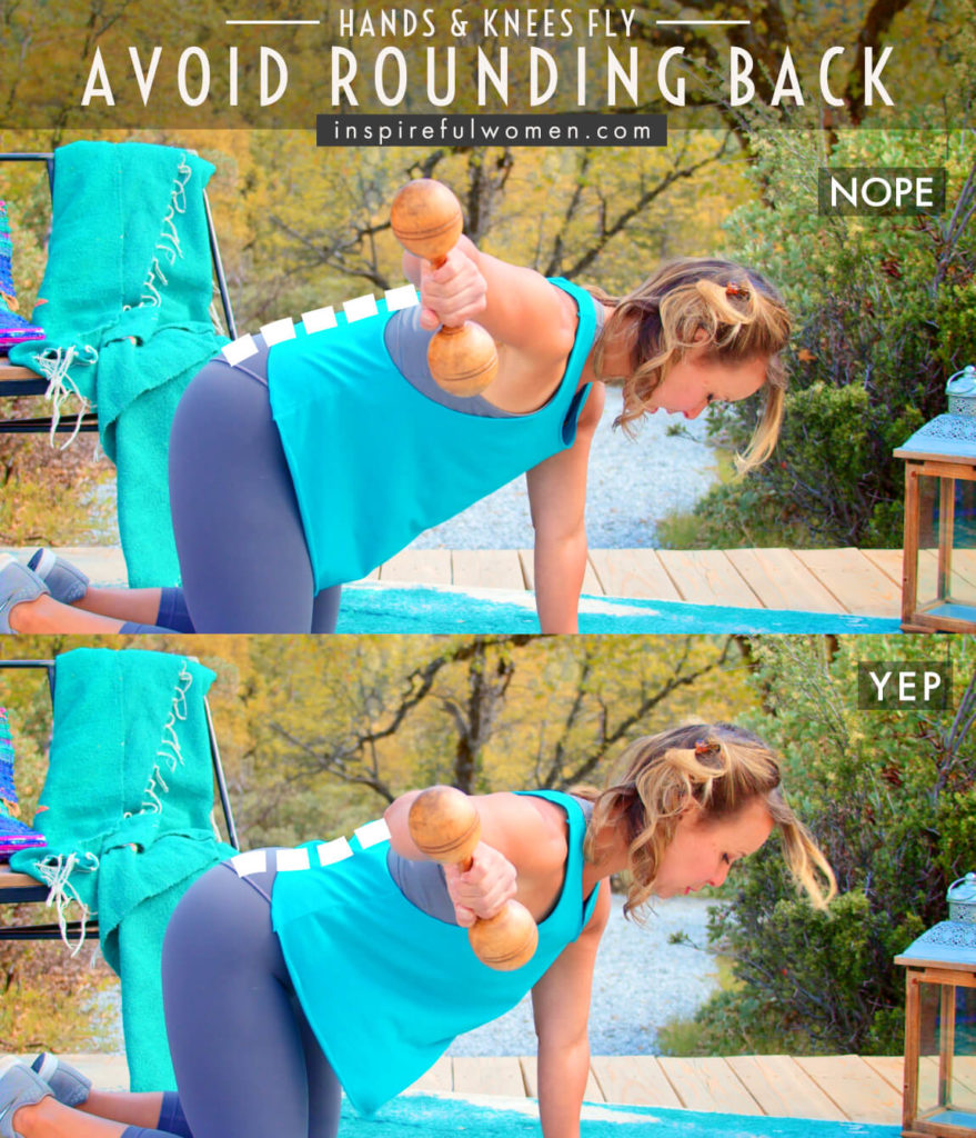 Hands & Knees Rear Delt Fly - Inspireful Women