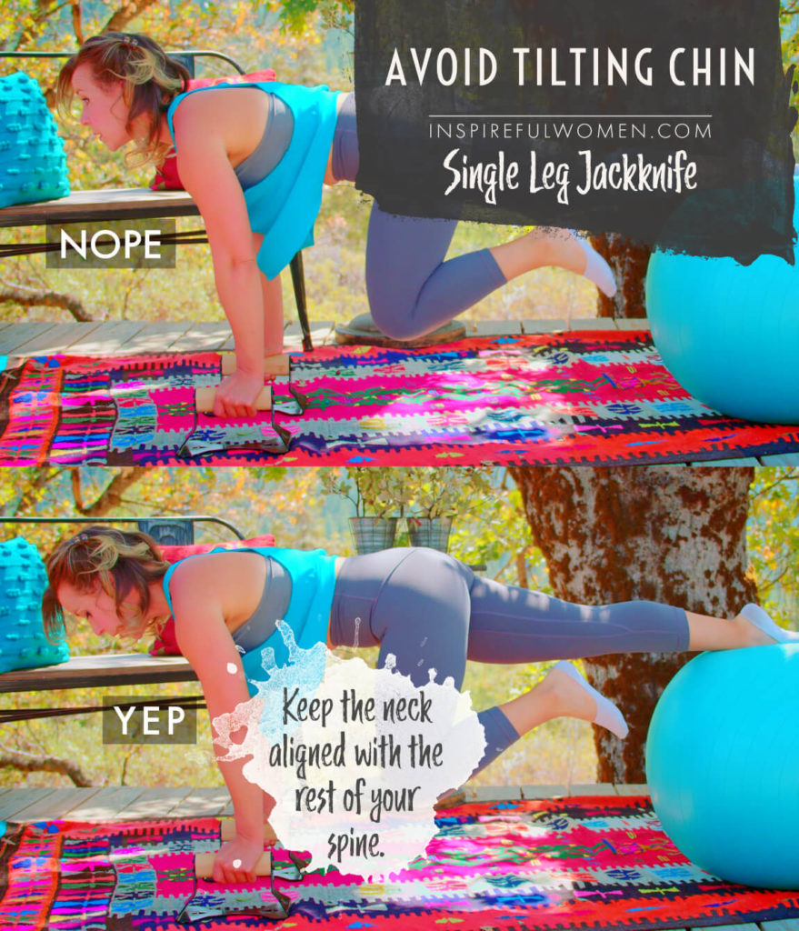 Single Leg Jackknife - Inspireful Women