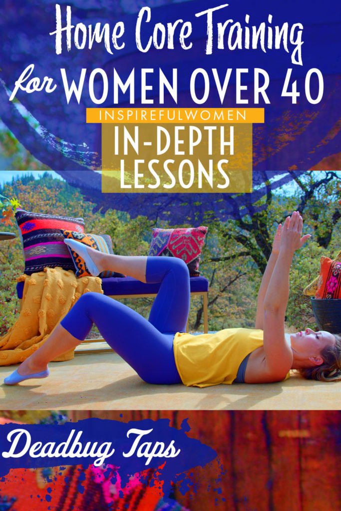 Deadbug Leg Taps - Inspireful Women