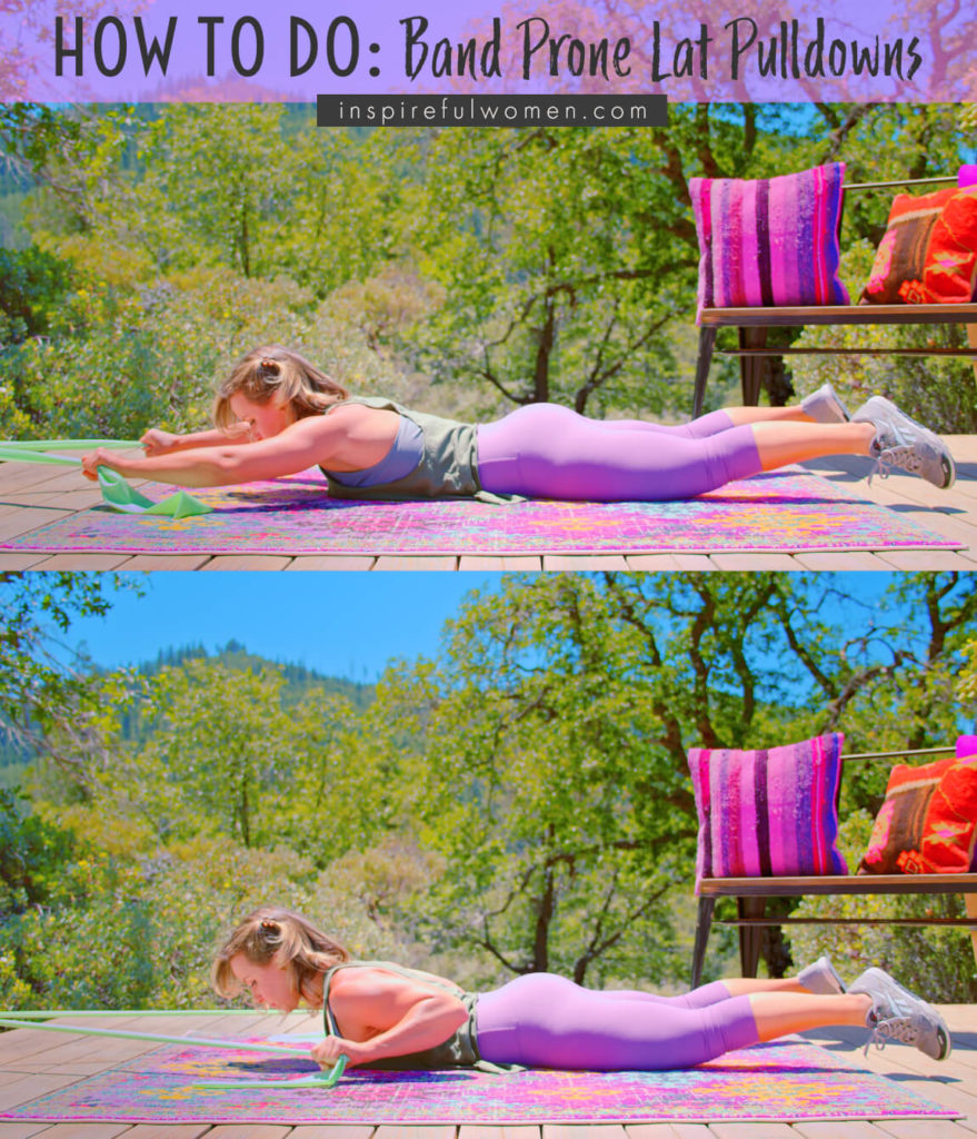 Prone Band Lat Pull Down - Inspireful Women