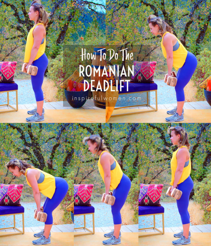Romanian Deadlift – Dumbbells - Inspireful Women