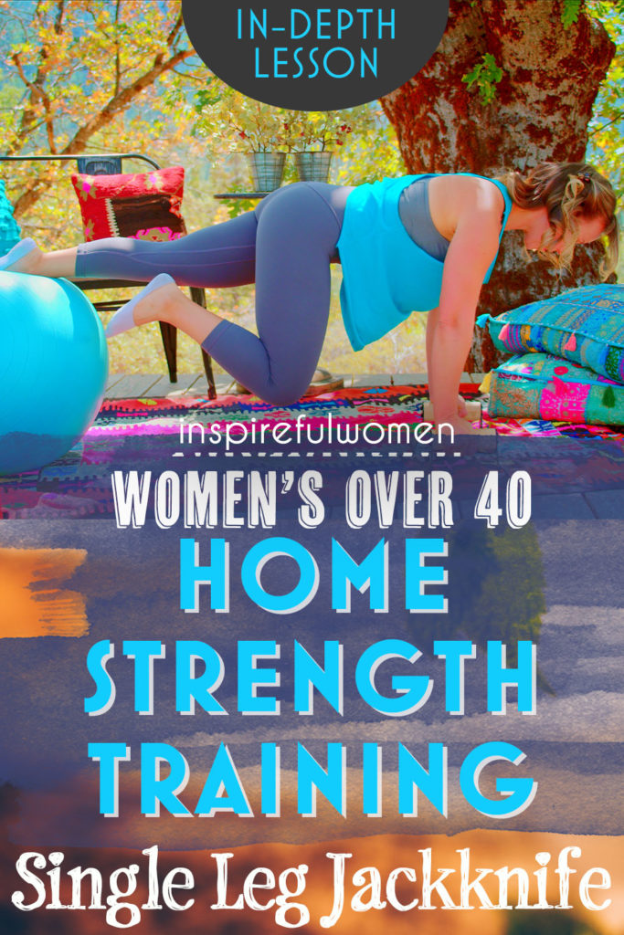 Single Leg Jackknife - Inspireful Women