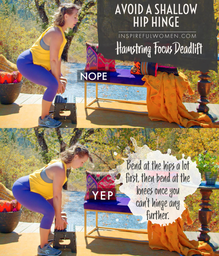 Glute Deadlift – Dumbbells - Inspireful Women