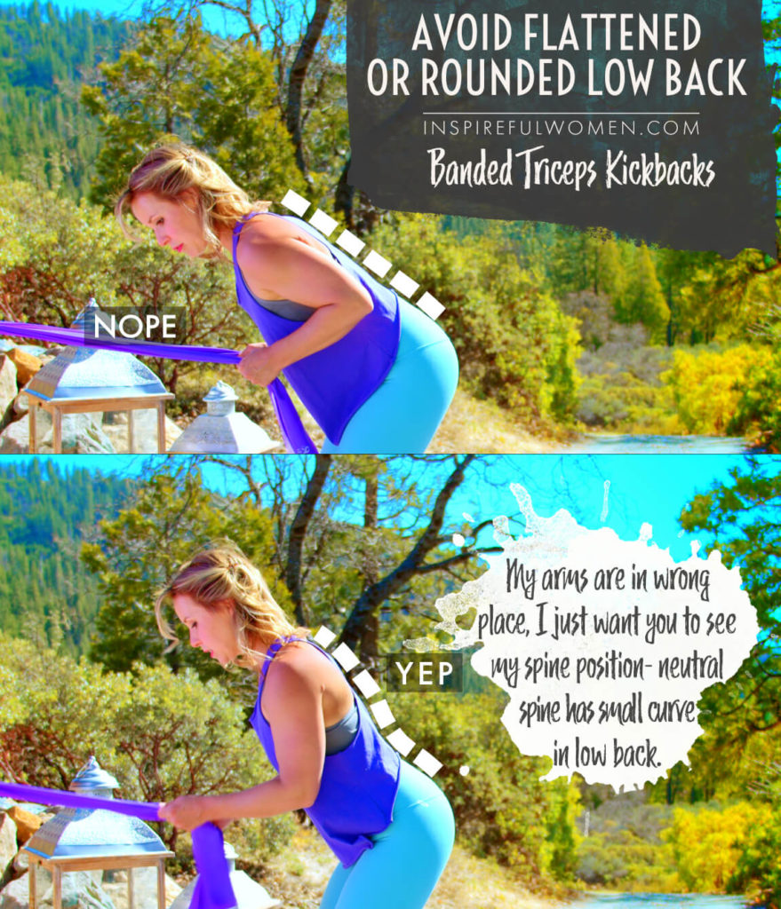 Standing Band Triceps Kickback - Inspireful Women