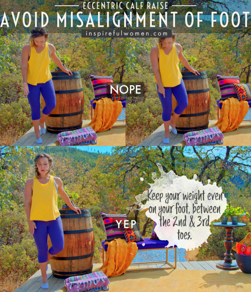 Standing Eccentric Calf Raise - Inspireful Women