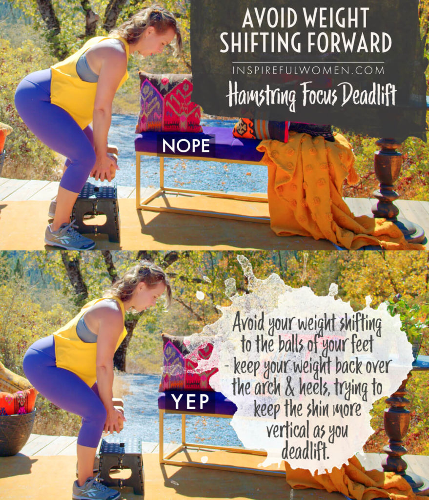 Hamstring Focus Deadlift - Inspireful Women