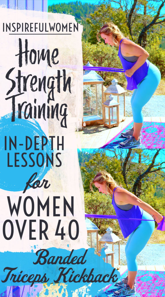 Standing Band Triceps Kickback - Inspireful Women